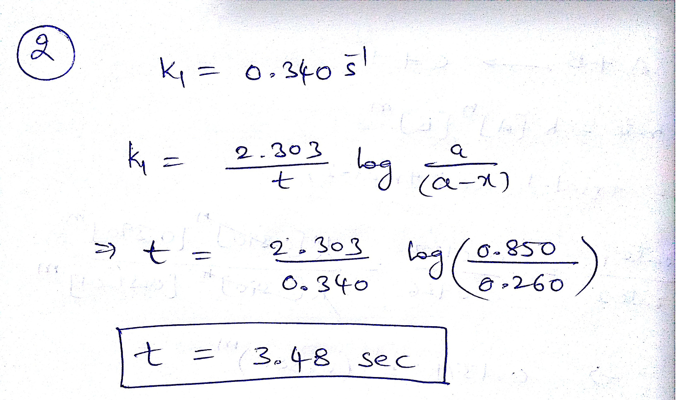 Using the given data, calculate the rate constant of this reaction - Home Work Help - Learn CBSE ...