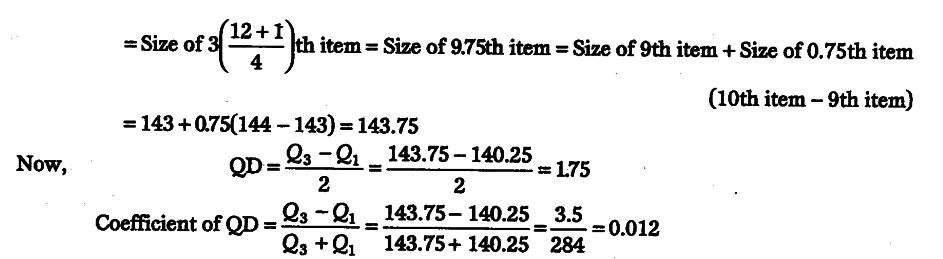 Calculate Quartile Deviation CBSE Class 11 Economics Learn CBSE Forum